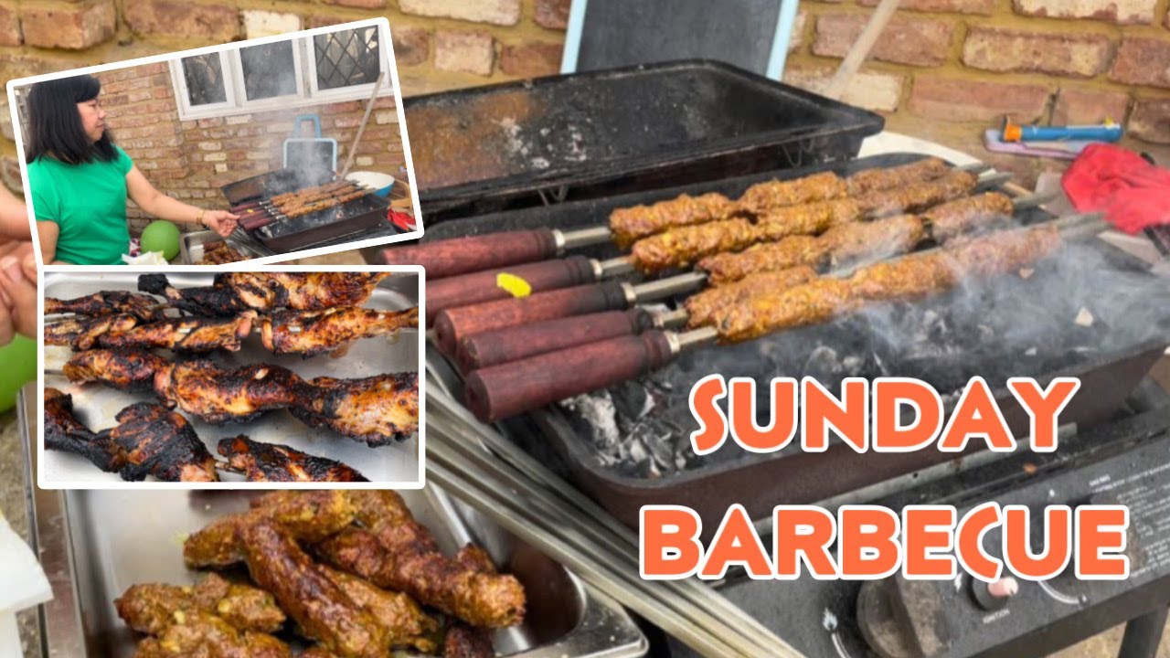 Sunday Barbecue | Cooking Bilo Bilo | Hardip's Garden - YouTube