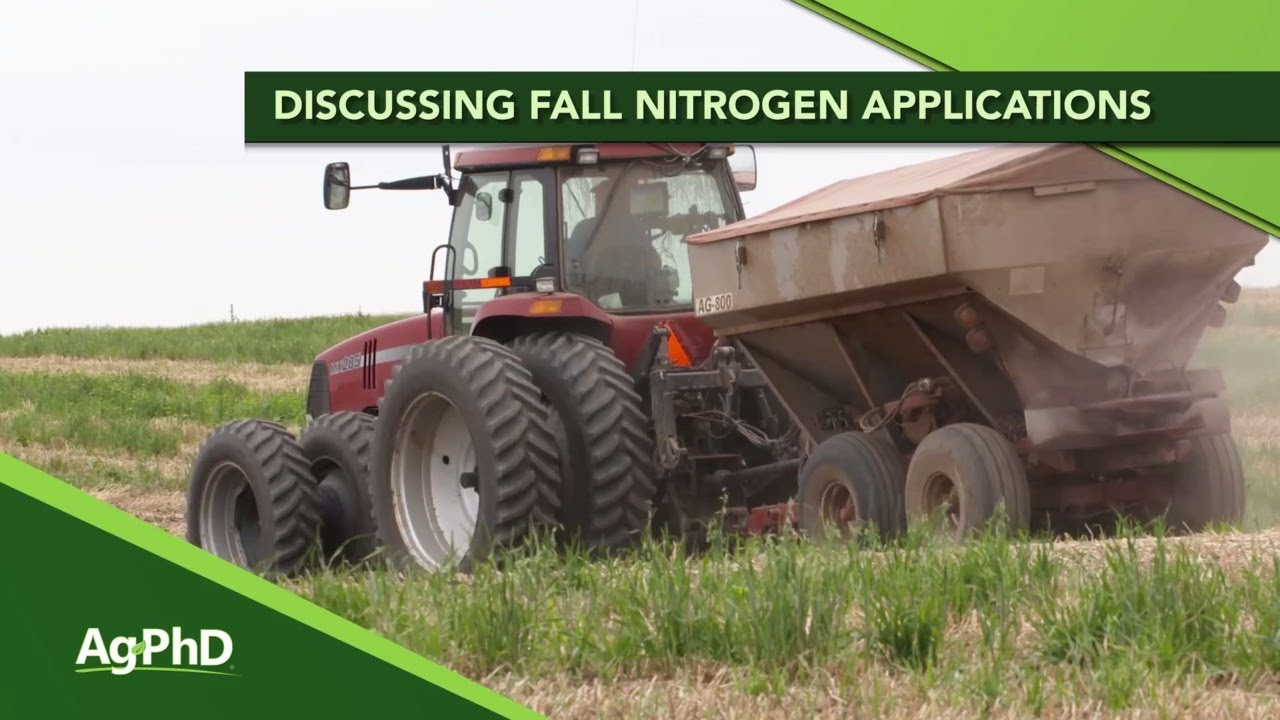 Fall Nitrogen Applications (From Ag PhD Show #1123 - Air Date 10-13-19) - YouTube