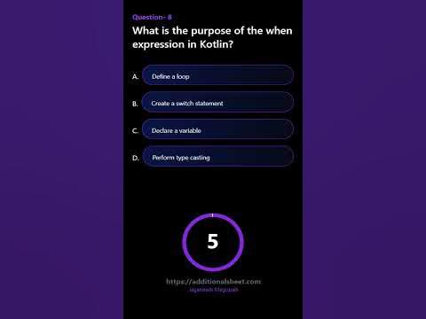 What is the purpose of the when expression in Kotlin - YouTube