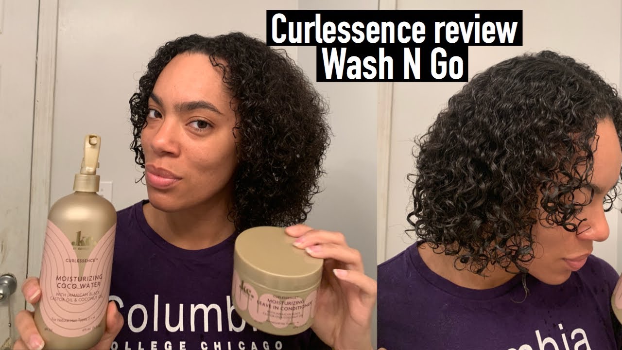 POPPIN' CURLS FT. Keracare Curl Essence Review | Wash n go style! - YouTube