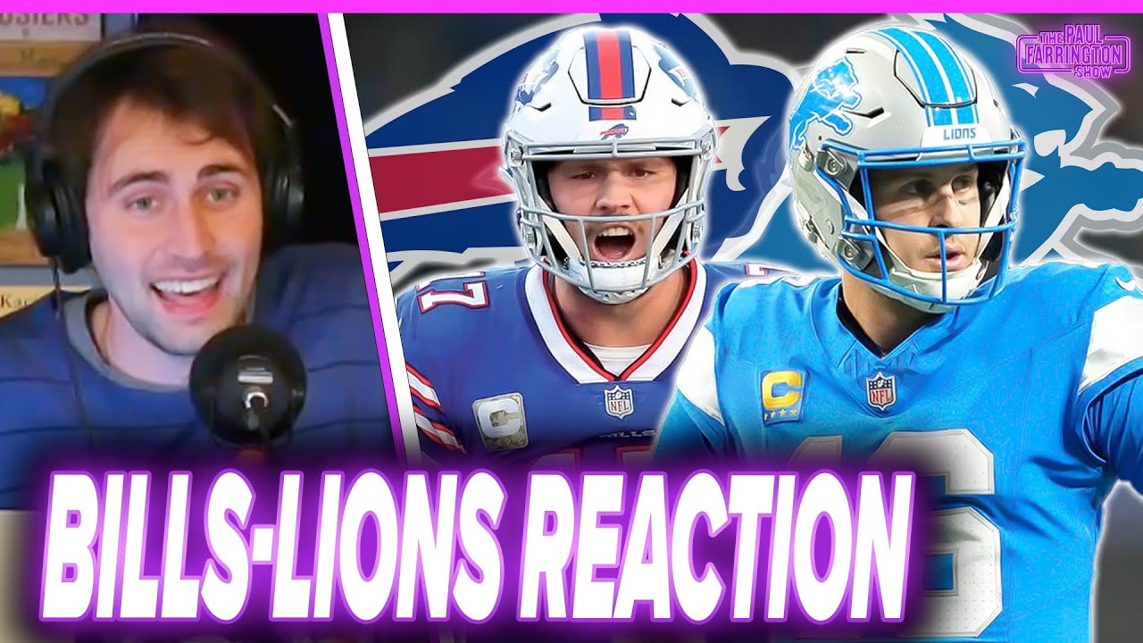 Bills-Lions Reaction: Josh Allen is SUPERHUMAN, Jared Goff & Detroit ...