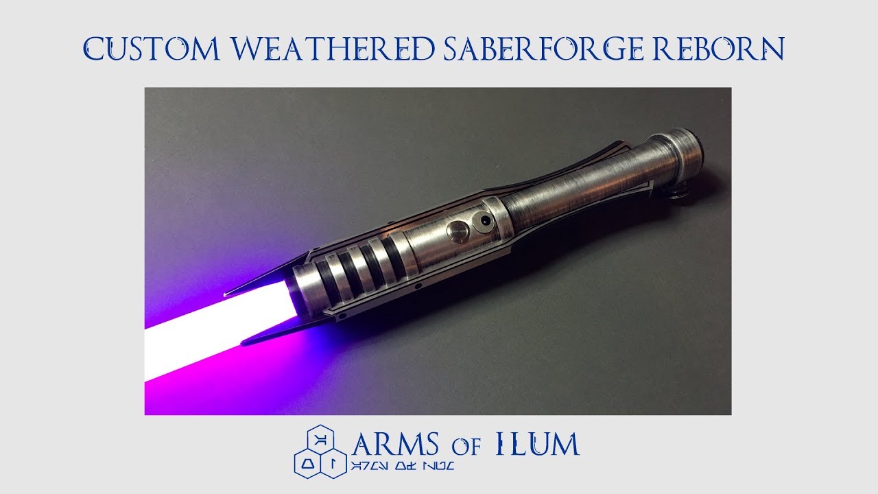 Custom Weathered Saberforge Reborn w/ NBv4 - YouTube