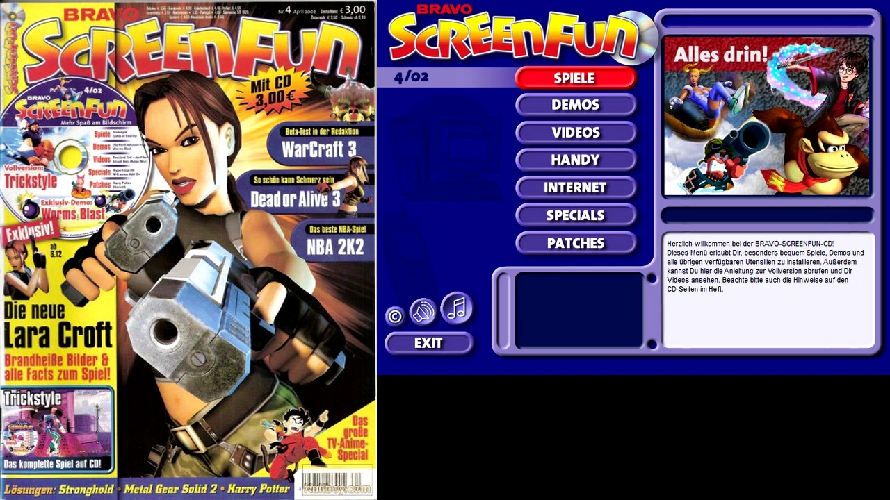 Bravo Screenfun 04/2002 - Trickstyle & Gates of Destiny & Udolana ...