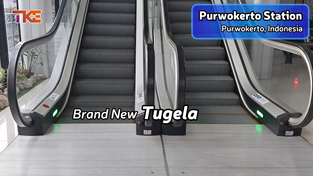 TKE Escalators - Purwokerto Station, Purwokerto, ID - YouTube