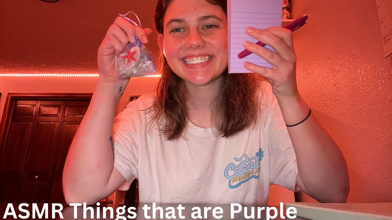 ASMR | Things that are Purple - YouTube
