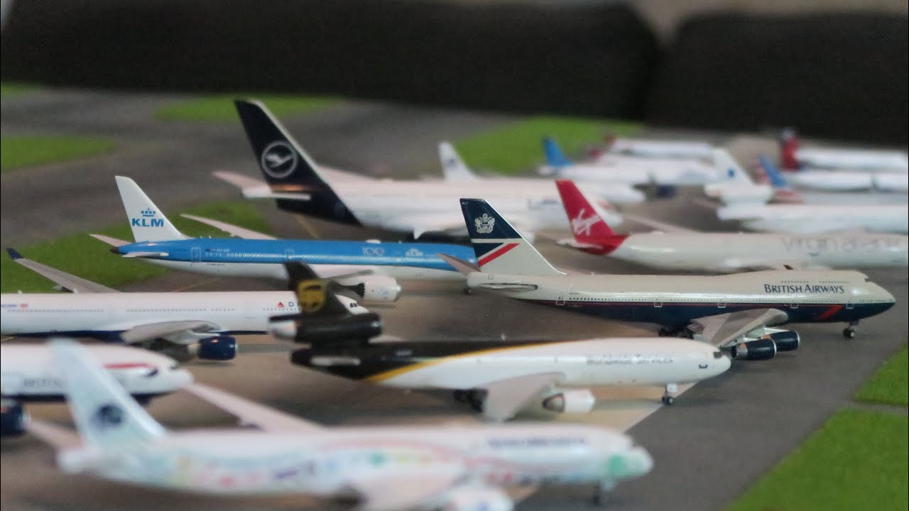 My 1:400 model airplane collection | Aviation JFK - YouTube