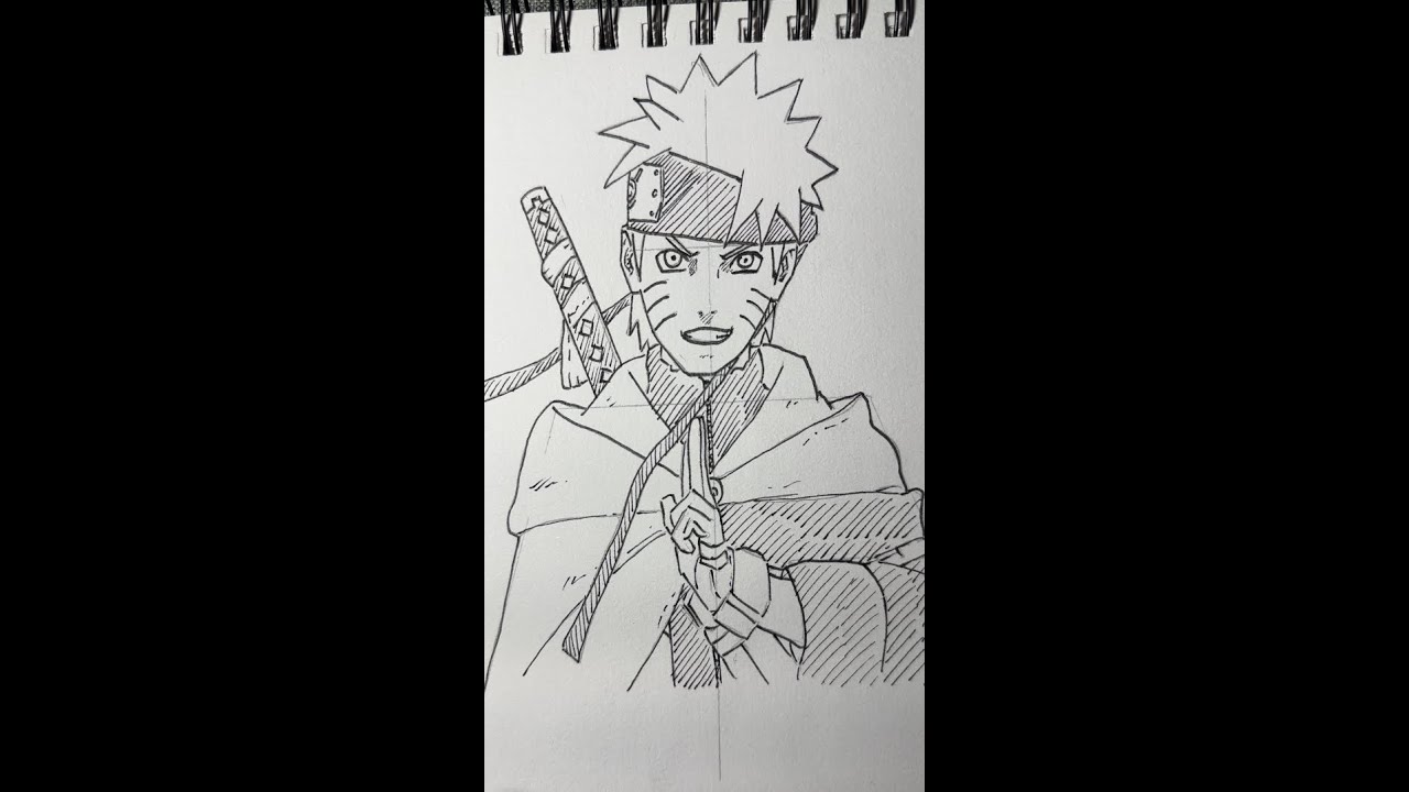 How To Draw Naruto Shinigami l Step by Step l Anime Drawing - YouTube