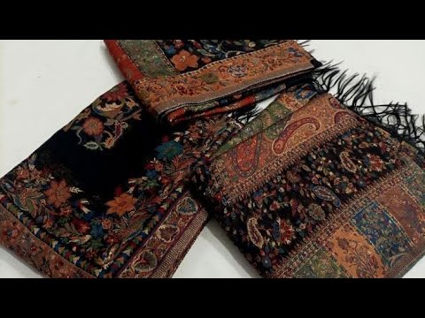 kani shawls of Kashmir/multi Kani silk shawl /kashmiri pashmina shawl ...