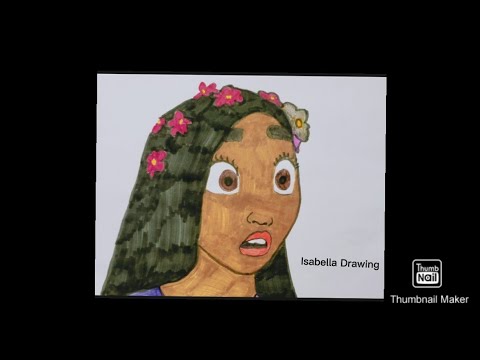 How to Draw Isabella Encanto - Inspire Arts - YouTube