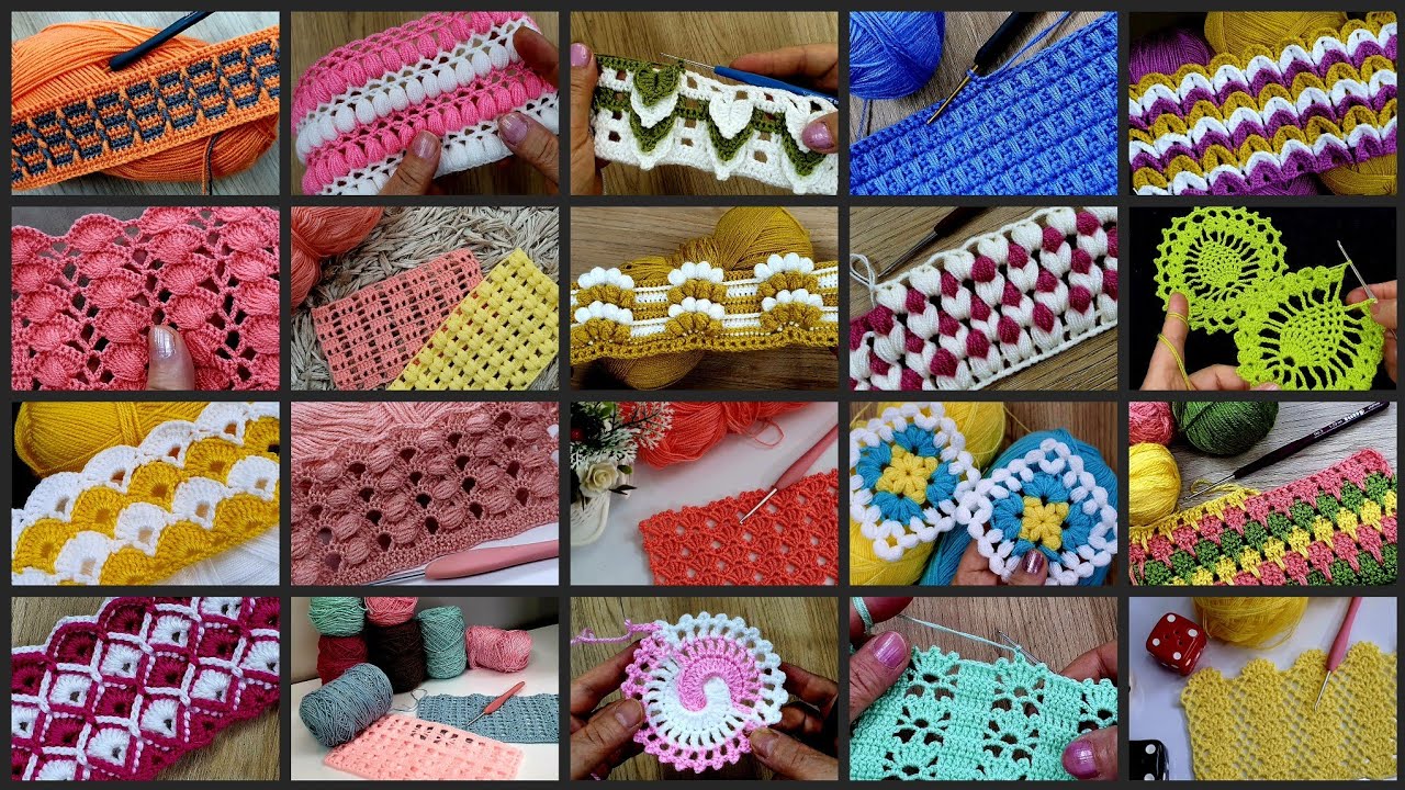 Different 30 kinds of crochet knitting patterns & New ideas for ...