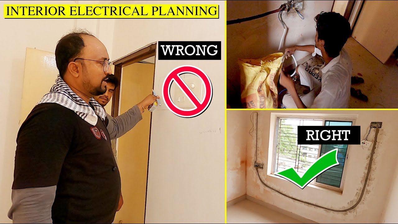 INTERIOR ELECTRICAL WORK PLANNING AND EXECUTION | INTERIOR WORK DAY 1 ...