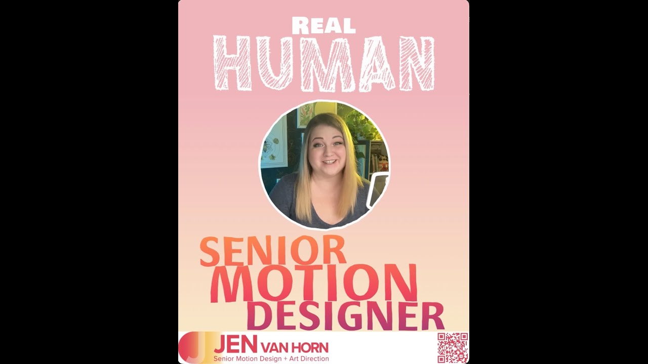 Real Human Senior Motion Designer! - YouTube
