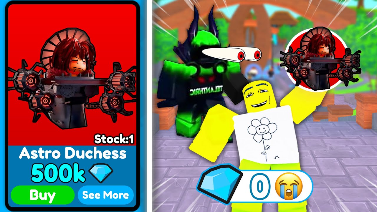 💎 I Spent ALL My Gems on the NEW Astro DUCHESS TOILET! 💀 New Units ...