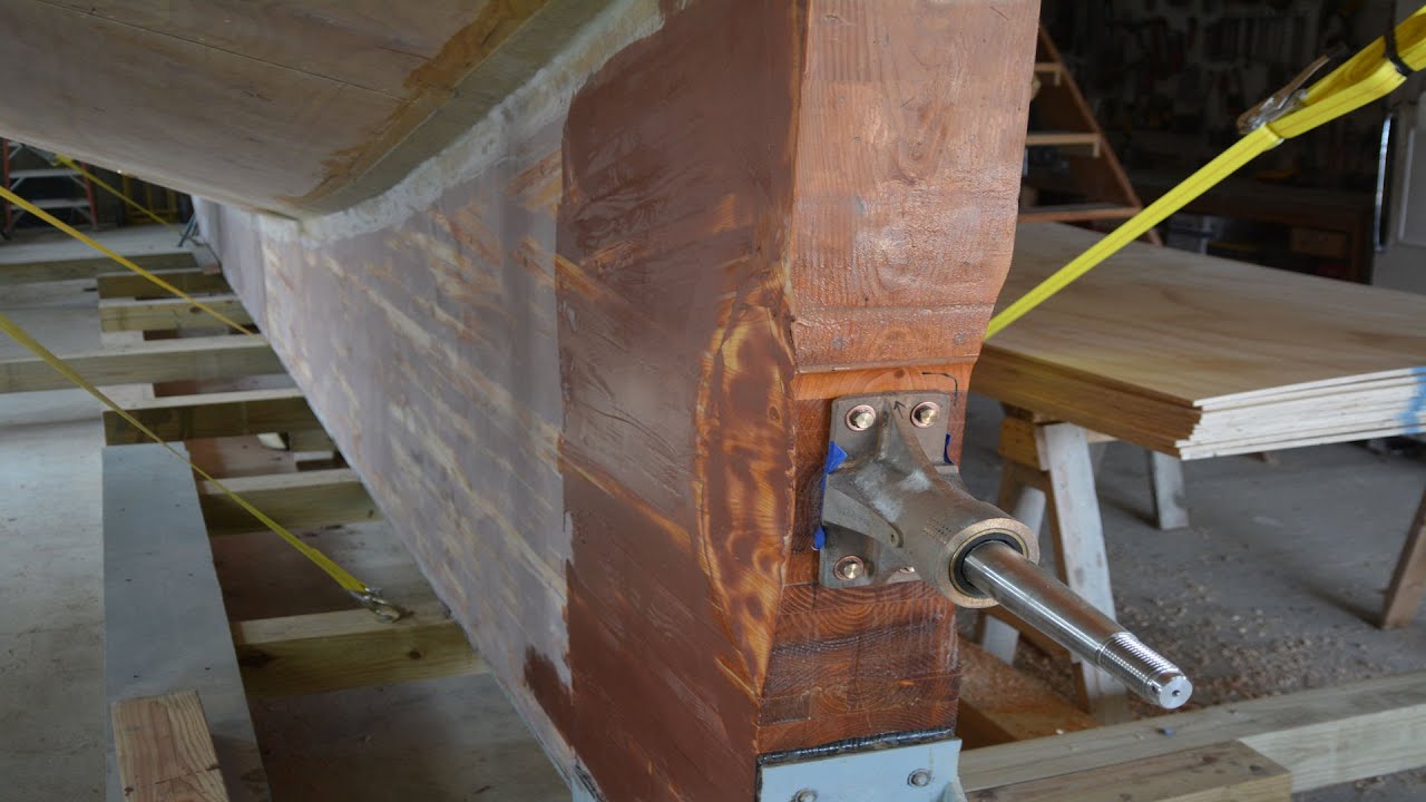 Keel Carving - Fairing the Keel Continues - YouTube