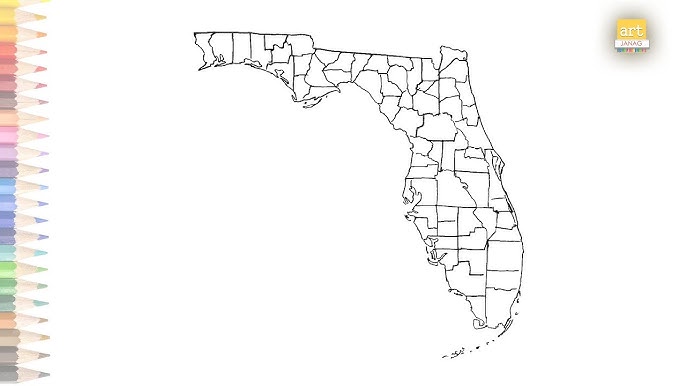 Outline Of Florida Map