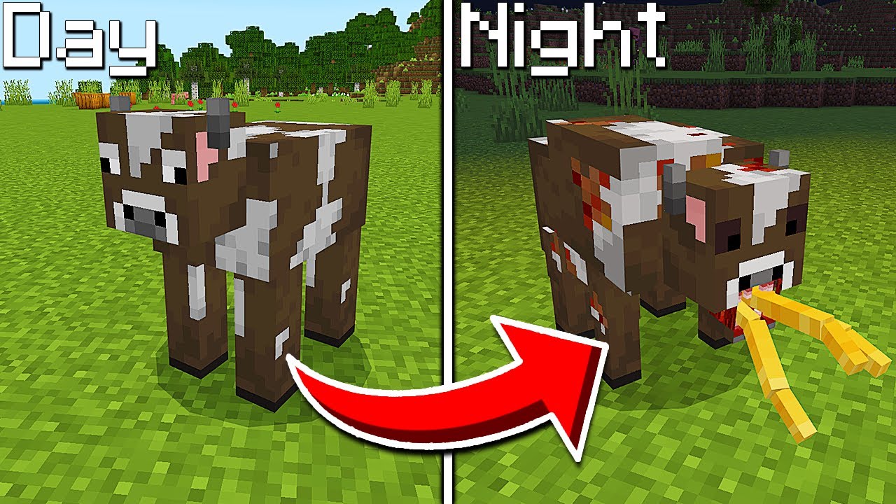Minecraft Mobs Turn Infected at NIGHT... - YouTube