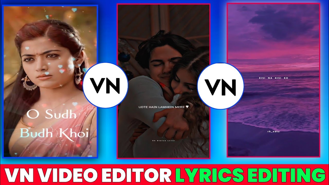 Vn App Trending Lyrics Video Editing | Vn Video Editor Lyrics Editing | How To Make Lyrics Video ...