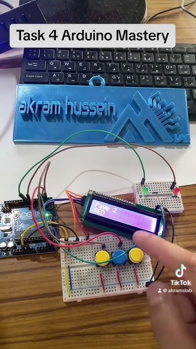 Task 4, #akramslab #advance #projects #coding #hardware #series #playlist #arduino #top10 #diy ...
