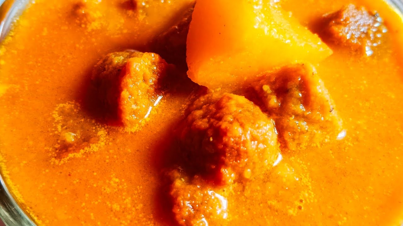 Gravy Gatta Curry Recipe l Cooking With Soma l How To Make Gatta Curry ...