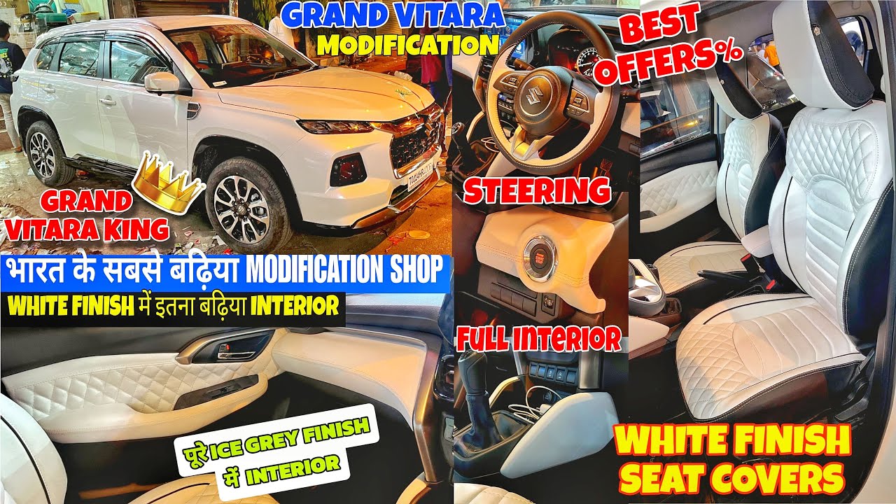 Grand vitara modified with price ️| Grand Vitara Base to top modified ...