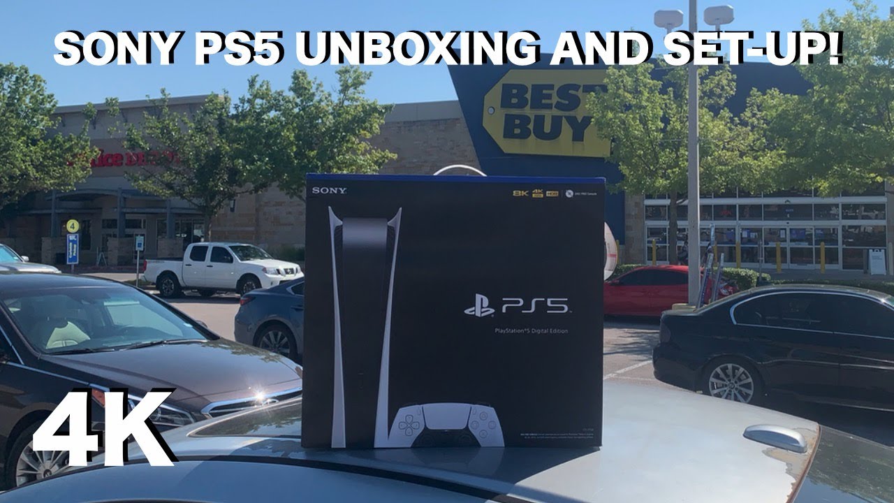 Sony PS5 Digital Unboxing and Setup! - YouTube