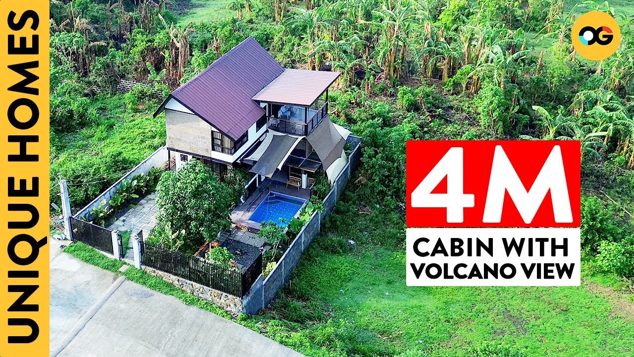 Inside This Tropical Glass Cabin With An Overlooking View of Taal ...