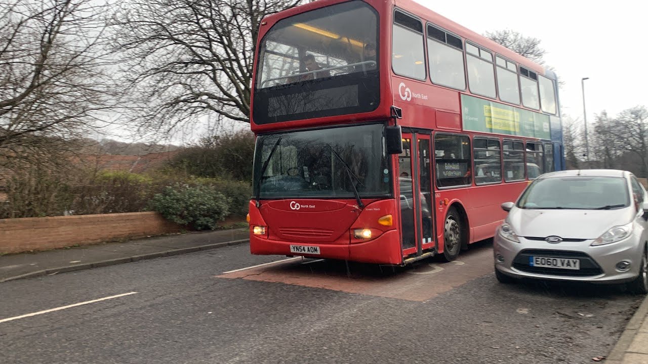 *EXTREMELY RARE ON THE 51* Go North East 6163 - YN54 AOM - YouTube