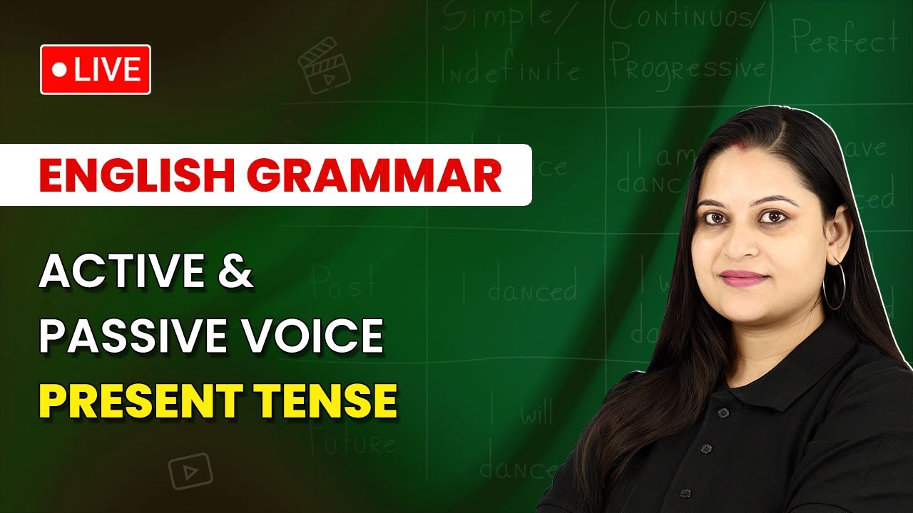 Active and Passive Voice - Present Tense | English Grammar - YouTube
