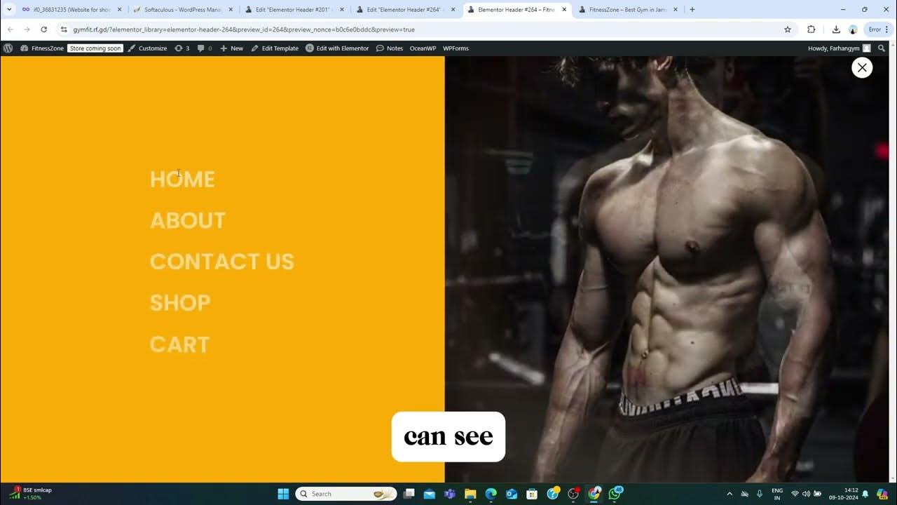Elementor Full Width Navigation Menu with Images on Hover | WordPress Hamburger Popup Menu ...