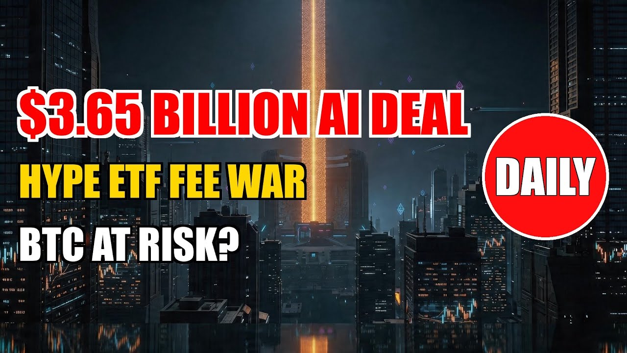 Daily: $3.65B AI Deal Shakes Miners | HYPE ETF Fee War Heats Up | BTC ...