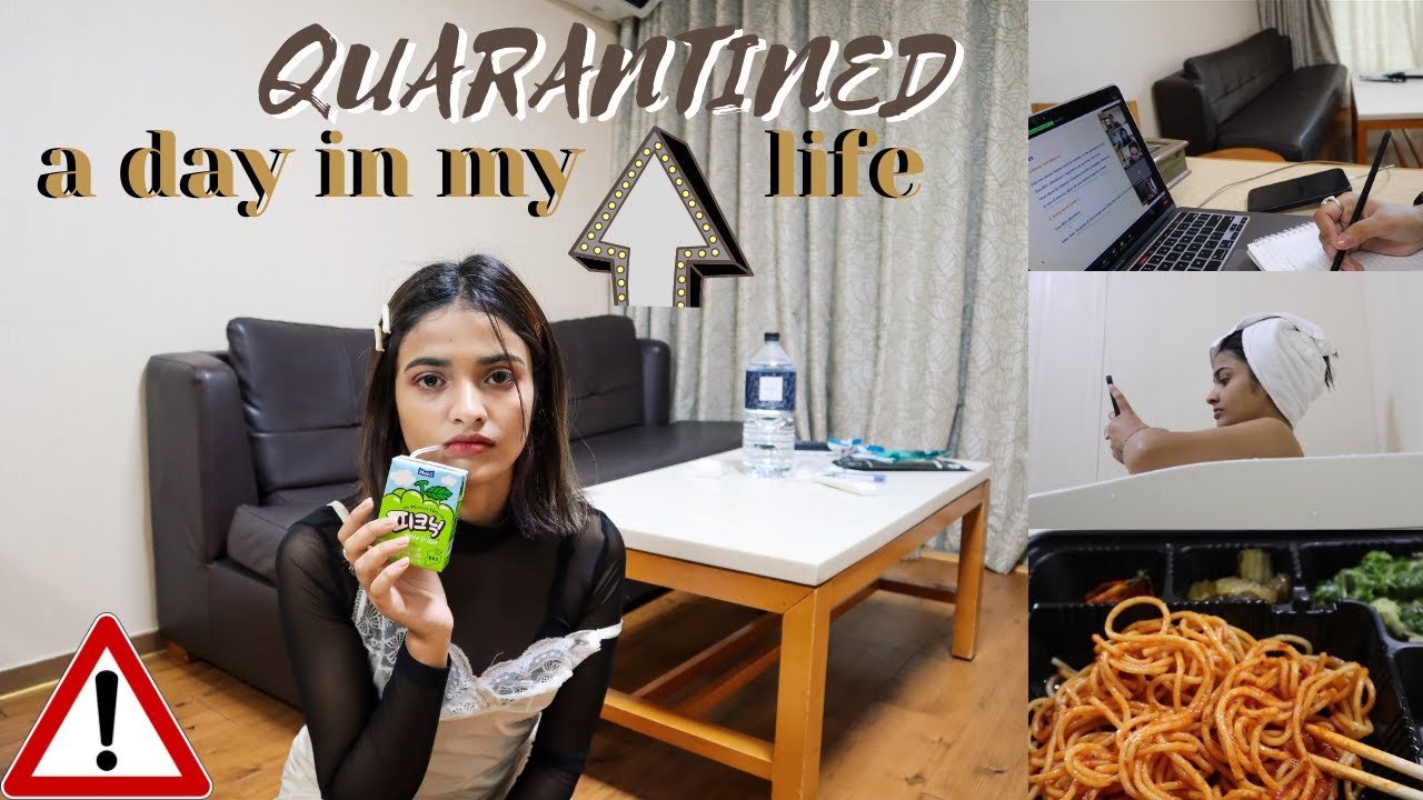 A day in my QUARANTINED life | First day of classes | - YouTube