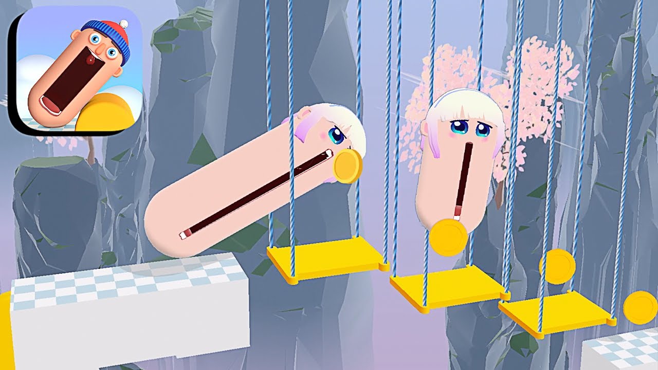 Hopping Heads - All Levels Gameplay Android,ios (Levels 411-414) - YouTube