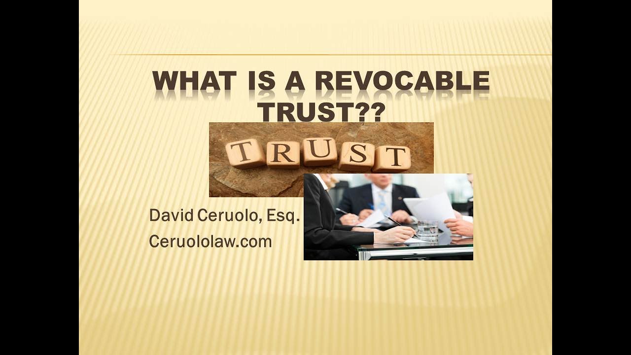 Revocable Trust explained....Nominee Trusts & Real Estate Trusts ...