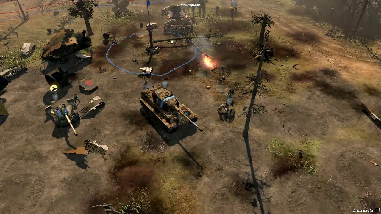 COH2: Commandos finish off heavy tanks - YouTube