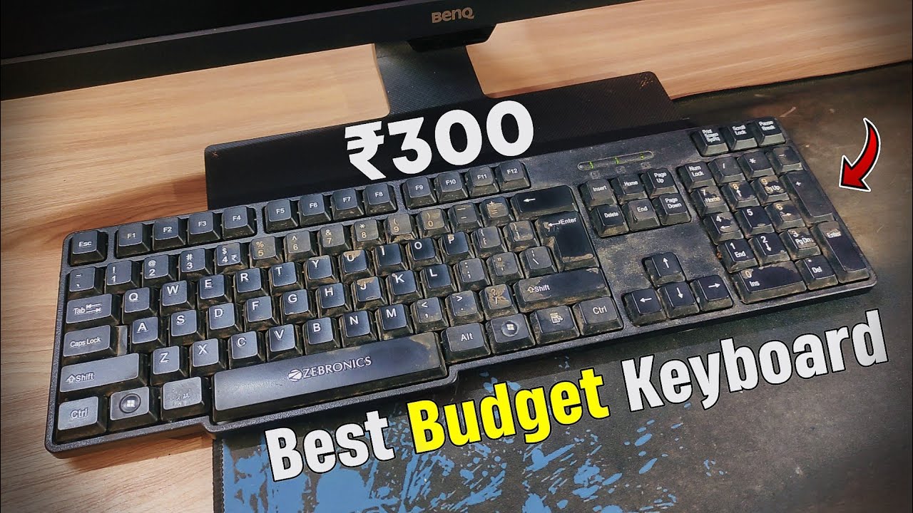 Best Budget Keyboard under ₹300 - Rupee Key - Review - YouTube