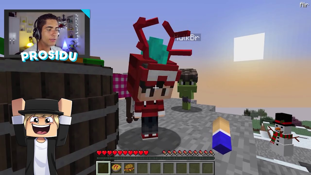 ProSidu! FOMOS COMIDOS NO MINECRAFT !!! - YouTube
