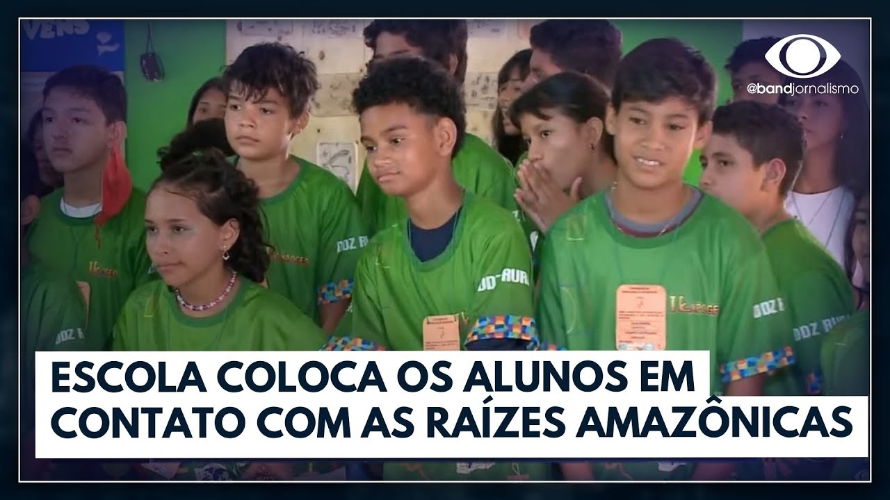 Escola ribeirinha: alunos interagem com a força da Amazônia | Jornal da ...