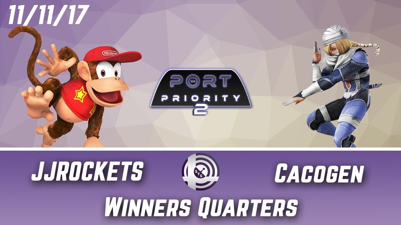 Port Priority 2 - JJROCKETS (Diddy Kong) Vs. Cacogen (Sheik) - Winners ...
