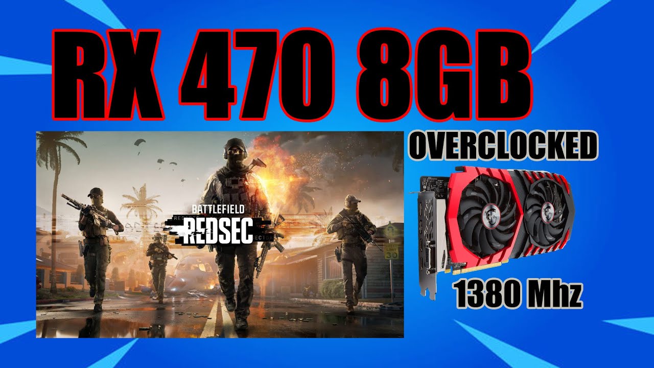 AMD RX470 8GB - Battlefield 6 REDSEC - 1080p Native - YouTube