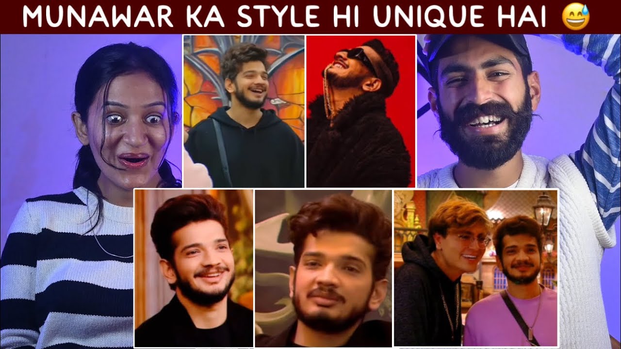 Reaction On : Munawar Faruqui Thug Life Compilation 🤣 In Bigg Boss ...
