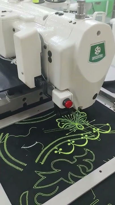 Zoje Industrial Automatic Pattern Making Sewing Machine - YouTube