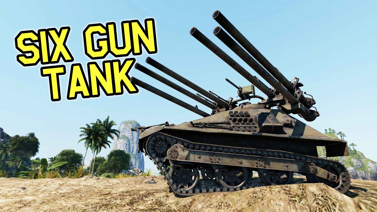 SIX SHOOTER TANK - M50 Ontos in War Thunder - OddBawZ - YouTube