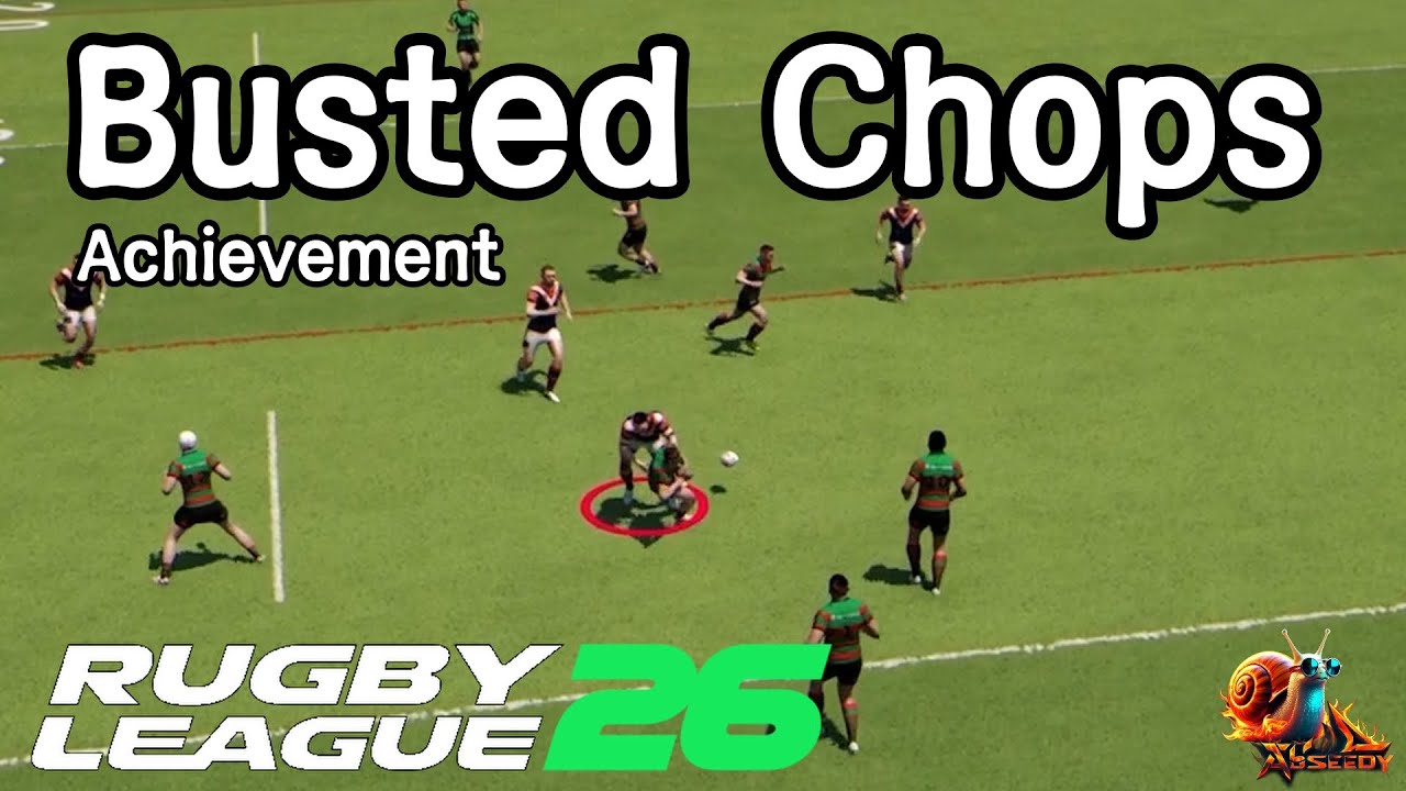 Busted Chops [Achievement] - Rugby League 26 - YouTube
