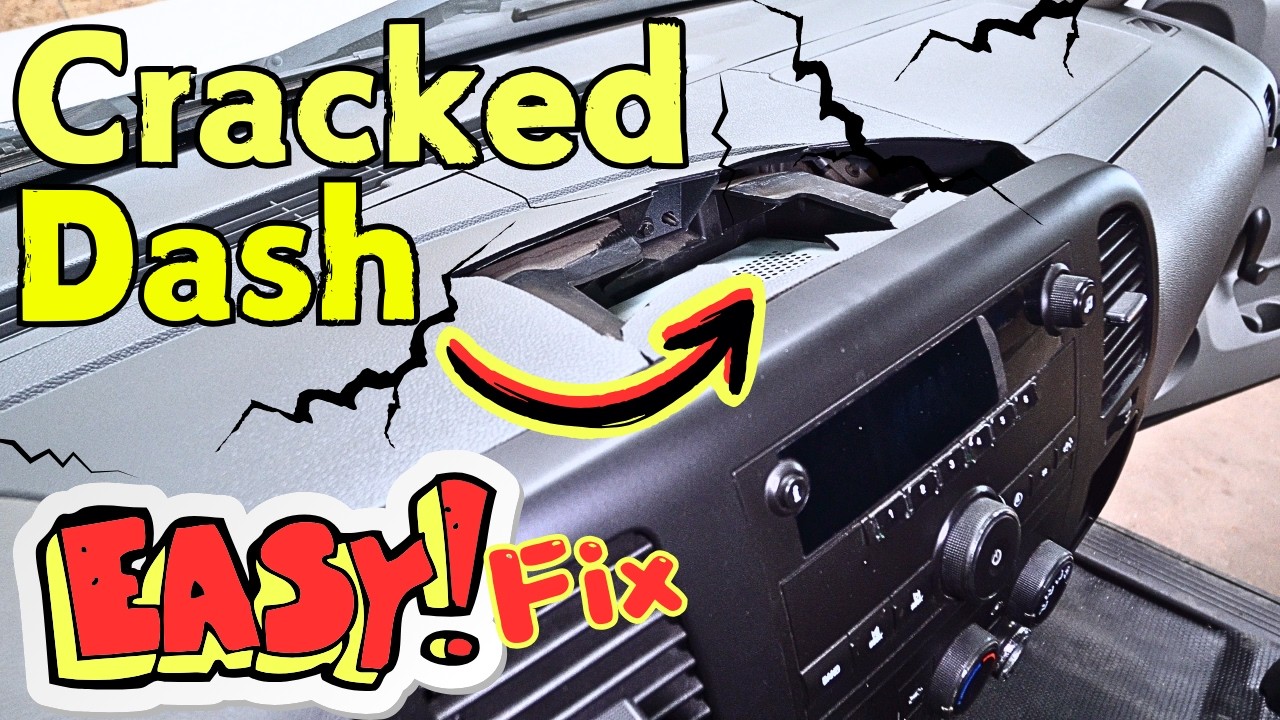 07-13 GMC Chevy Truck Tips For Fixing Your Cracked Dash - YouTube