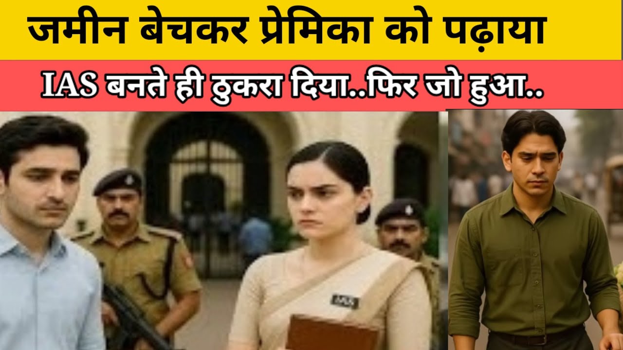जमीन बेचकर प्रेमिका को पढ़ाया IAS बनते ही ठुकरा दिया फिर जो हुआ#story # ...