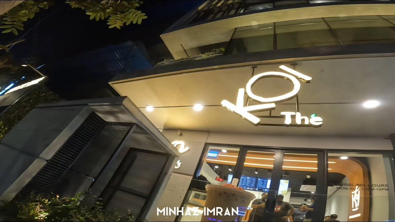 KOI Thé Bangladesh- Short tour | Minhaz Imran | A stunning bubble tea ...