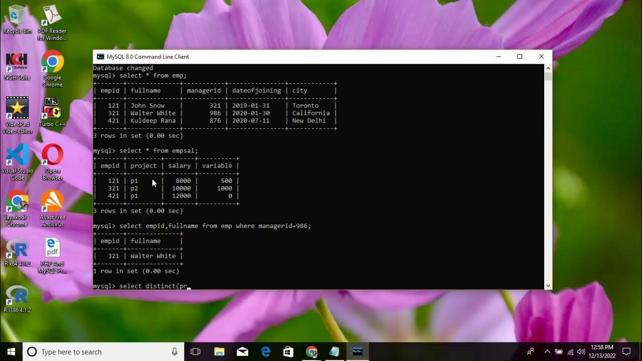 SQL query interview questions and answers for fresher(part 1 ...