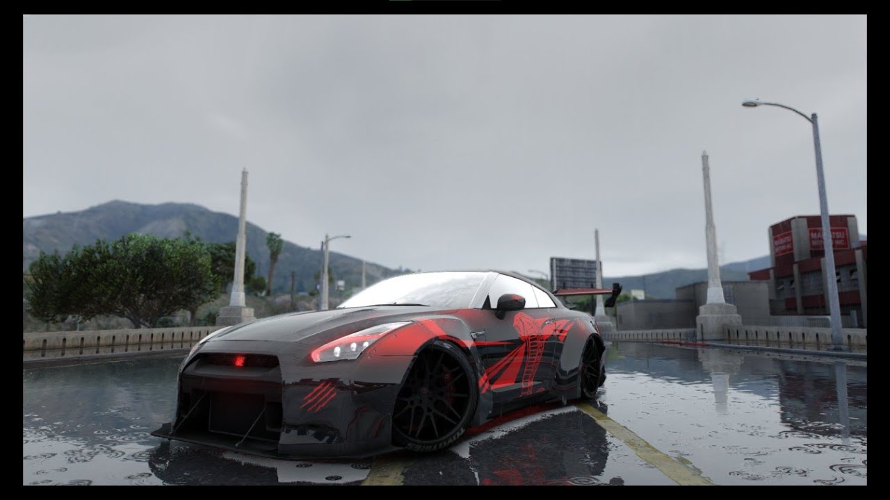 Nissan GTR | Animated Head and Tailight | Preview - YouTube