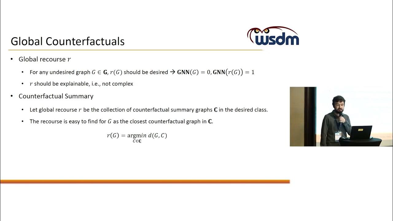 WSDM-23 Workshops: Global Counterfactual Explainer for Graph Neural Networks - YouTube