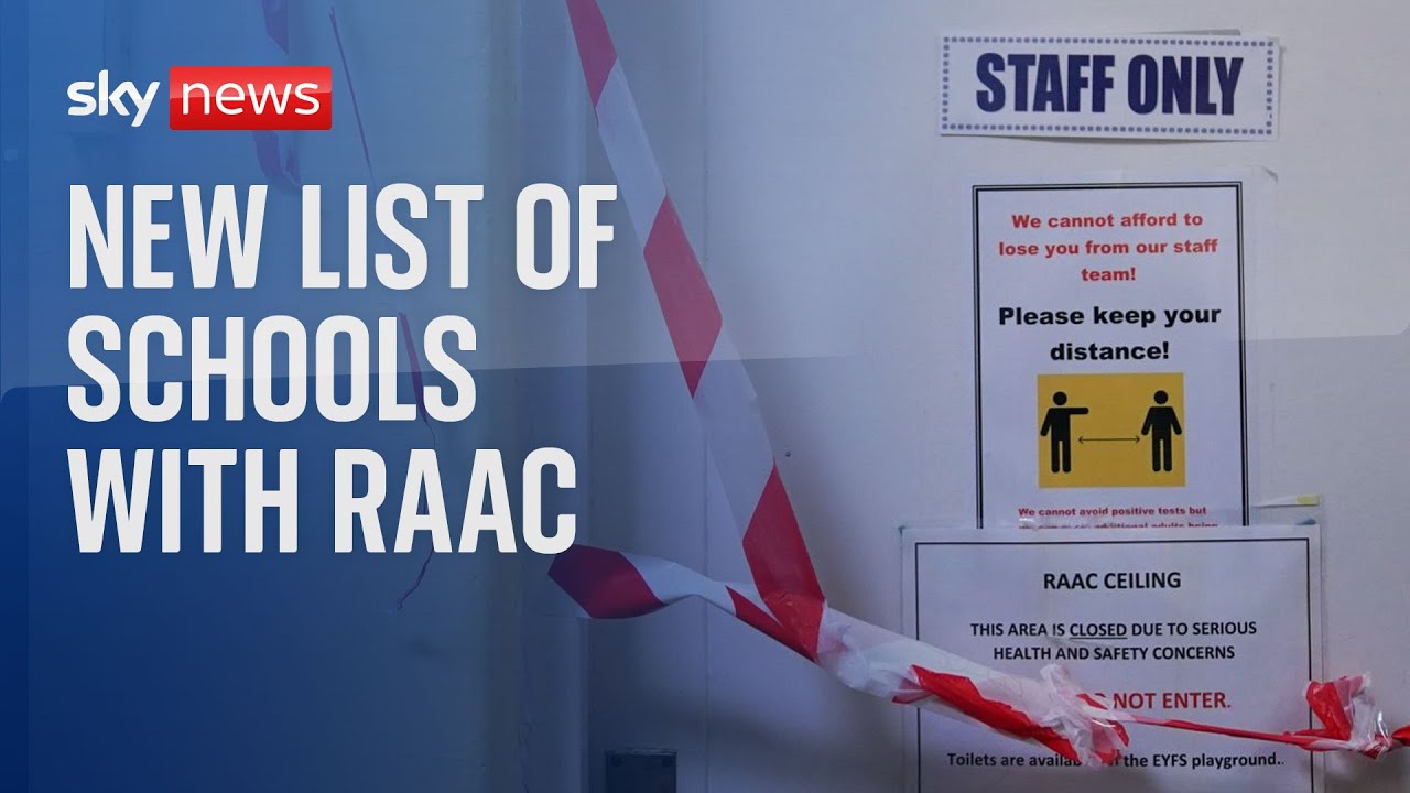 RAAC: Government releases new list of schools with collapse-prone ...